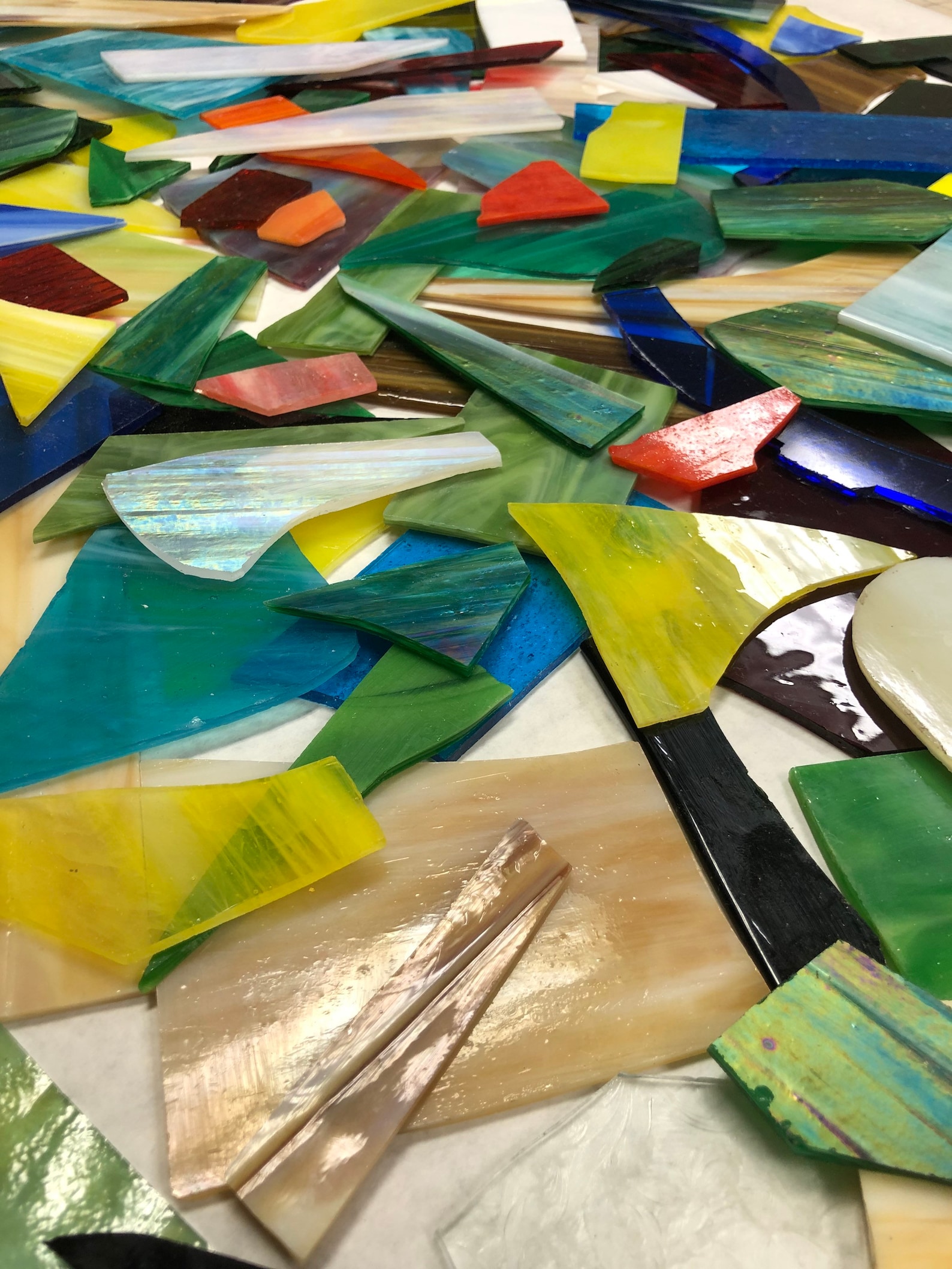 Stained Glass 10 Lbs Scrap Glass Variety Pack Mosaic Glass - Etsy