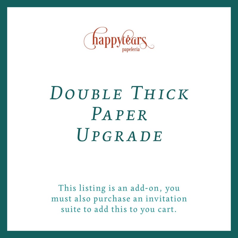 Thick Paper - Etsy