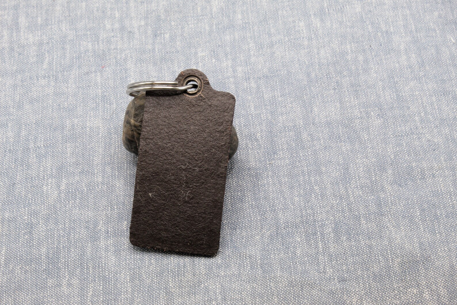 Hand-stamped Deer Leather Keychain: Men's Gift - Etsy