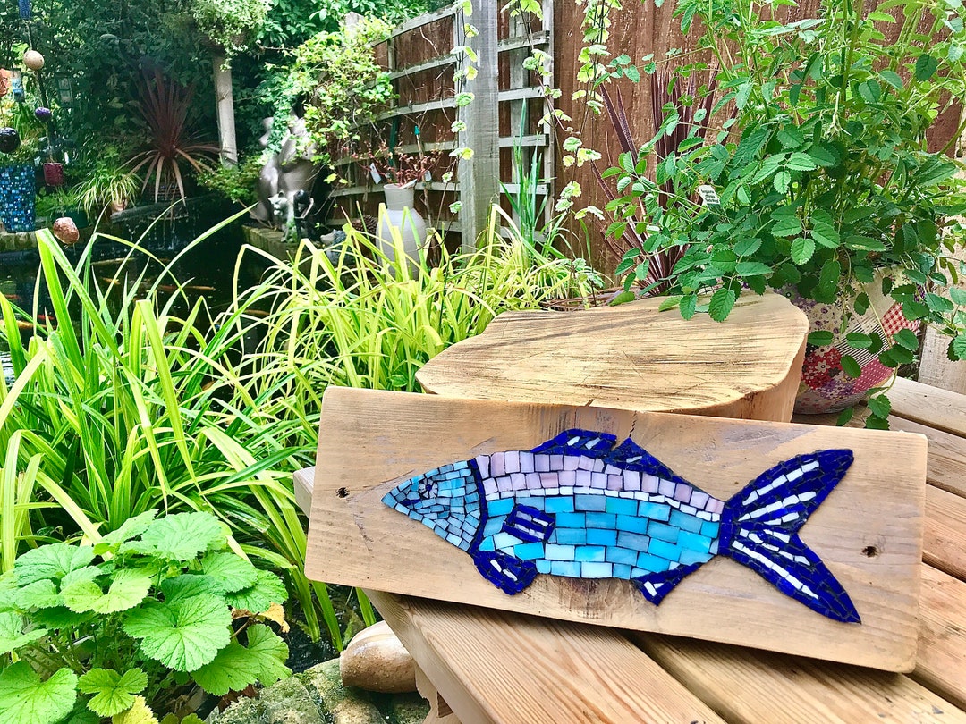 Billy Blue Fish Wall Art - Etsy