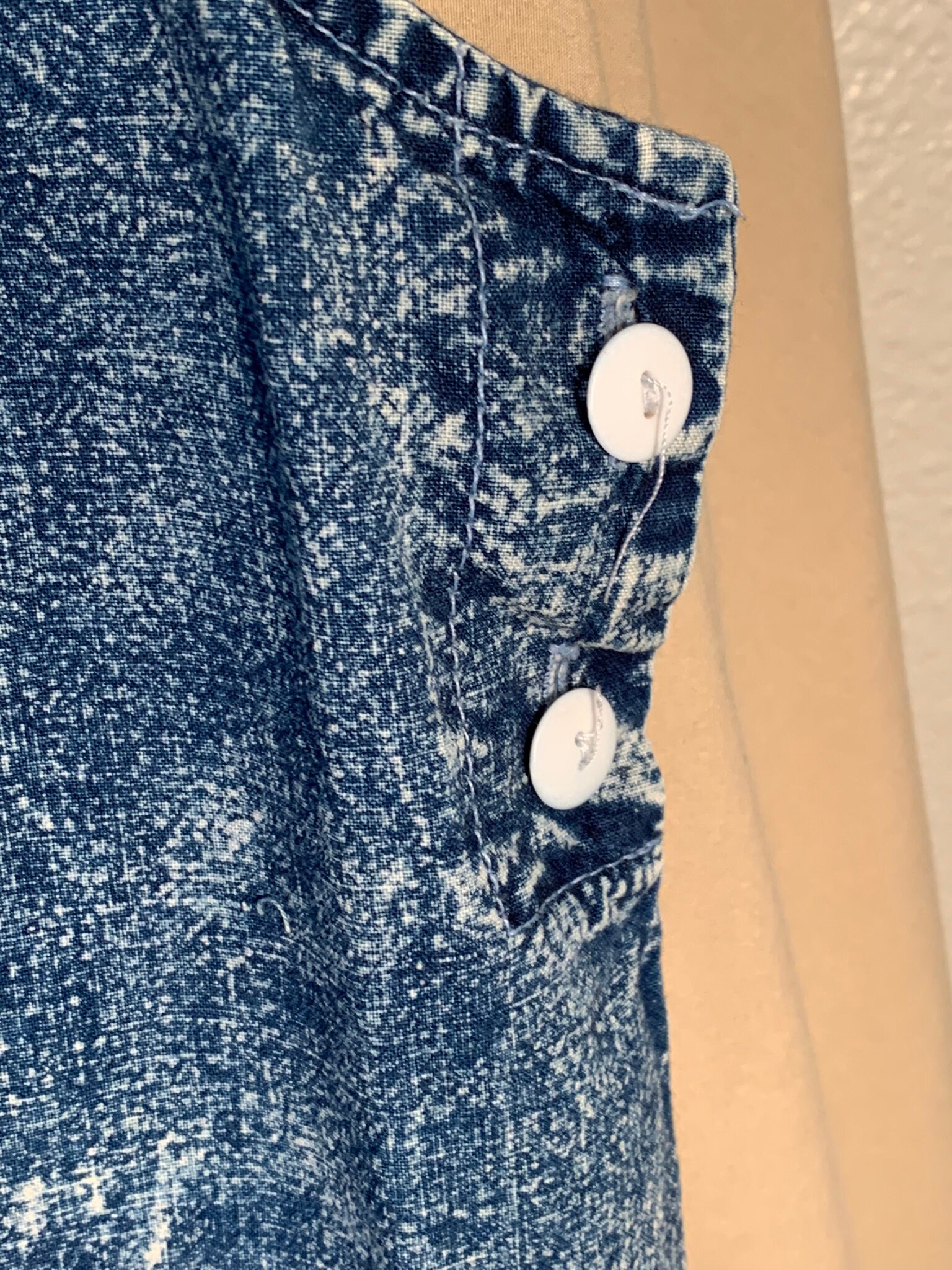 Vintage 80's Acid Wash Demin Tank - Etsy