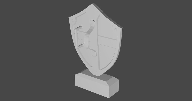 STL File for 3D Printing Hylian Shield - Etsy