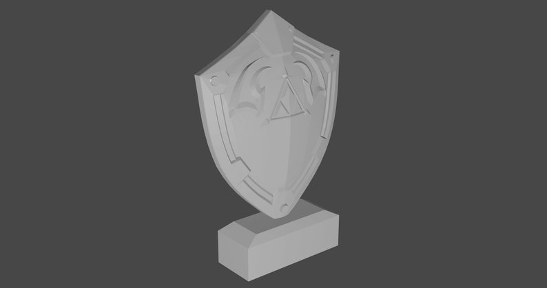 STL File for 3D Printing Hylian Shield - Etsy