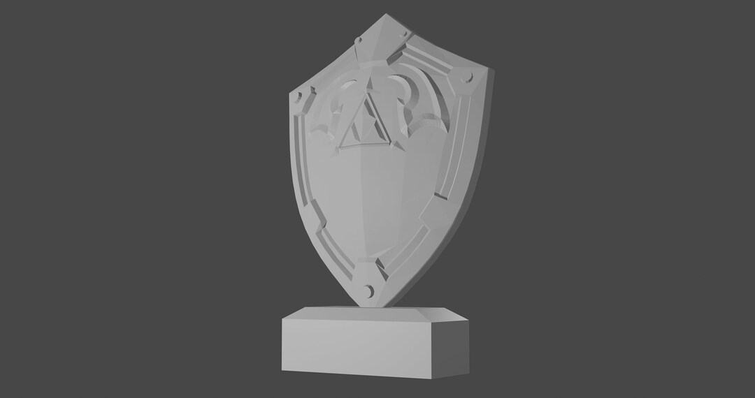 STL File for 3D Printing Hylian Shield - Etsy