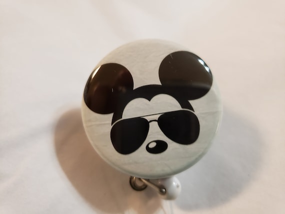 Mickey Mouse Sunglass Retractable Reel ID Badge Stethoscope ID | Etsy