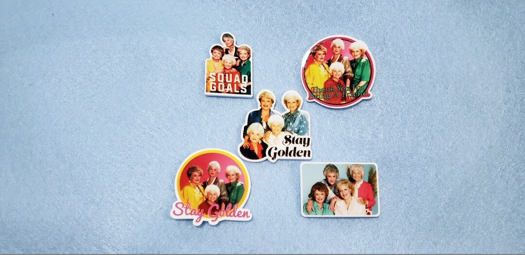 Resin Golden Girl Magnets - Golden Girl Magnets Fish Extender Gift ...