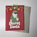 Secret Santa Christmas Card - Etsy