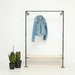 Customizable Open Wardrobe Industrial Design - Steel Pipe - Clothes ...
