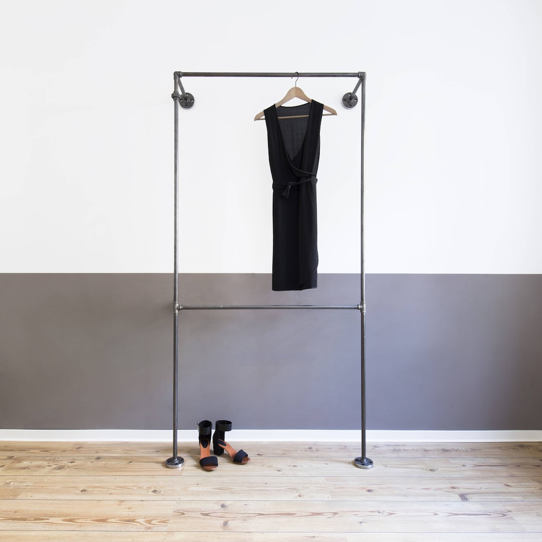 Clothes Rack - Steel Pipe - Open Wardrobe - Clothing Rack - Coat Stand ...