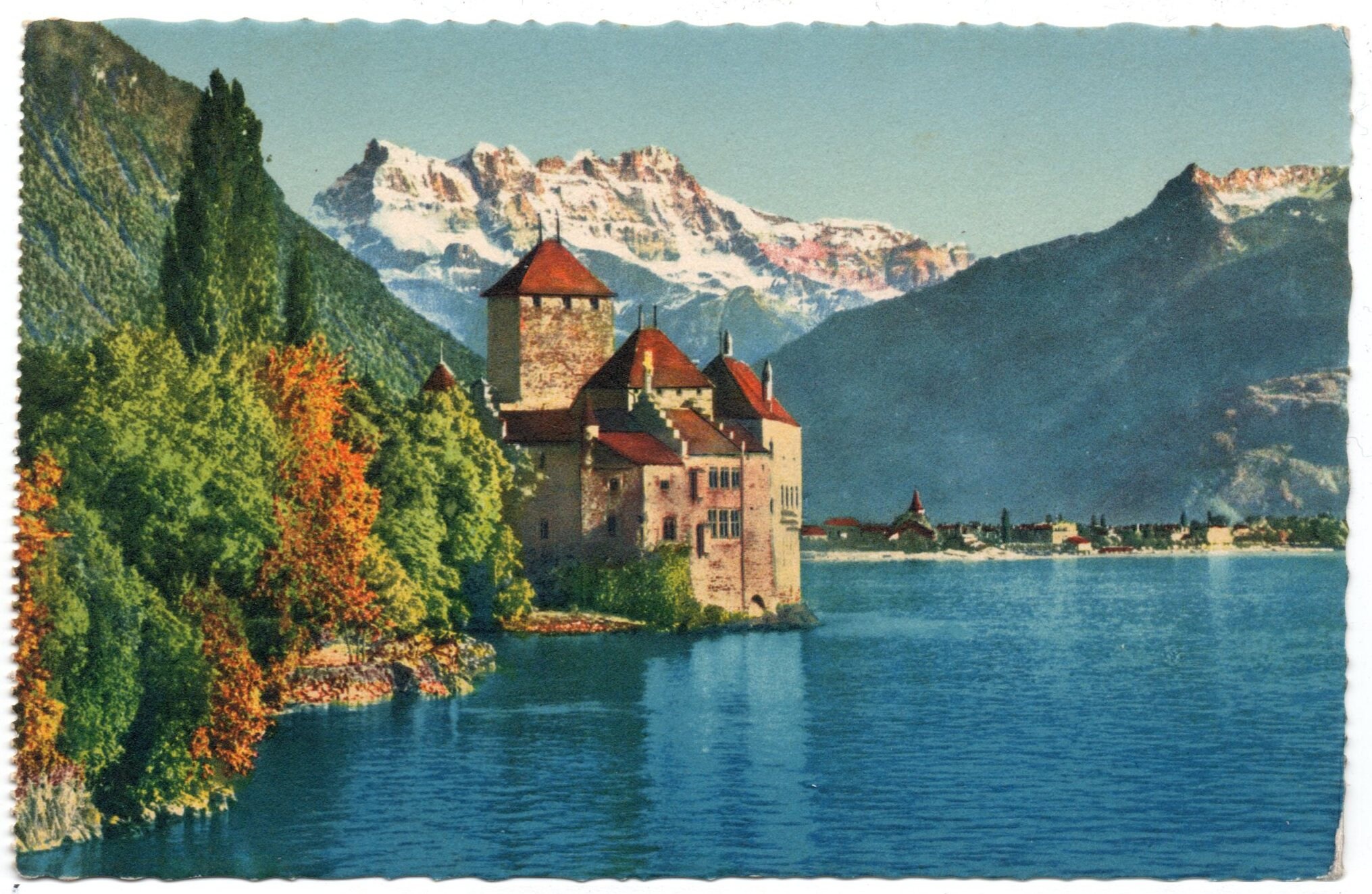 Chateau De Chillon Winter