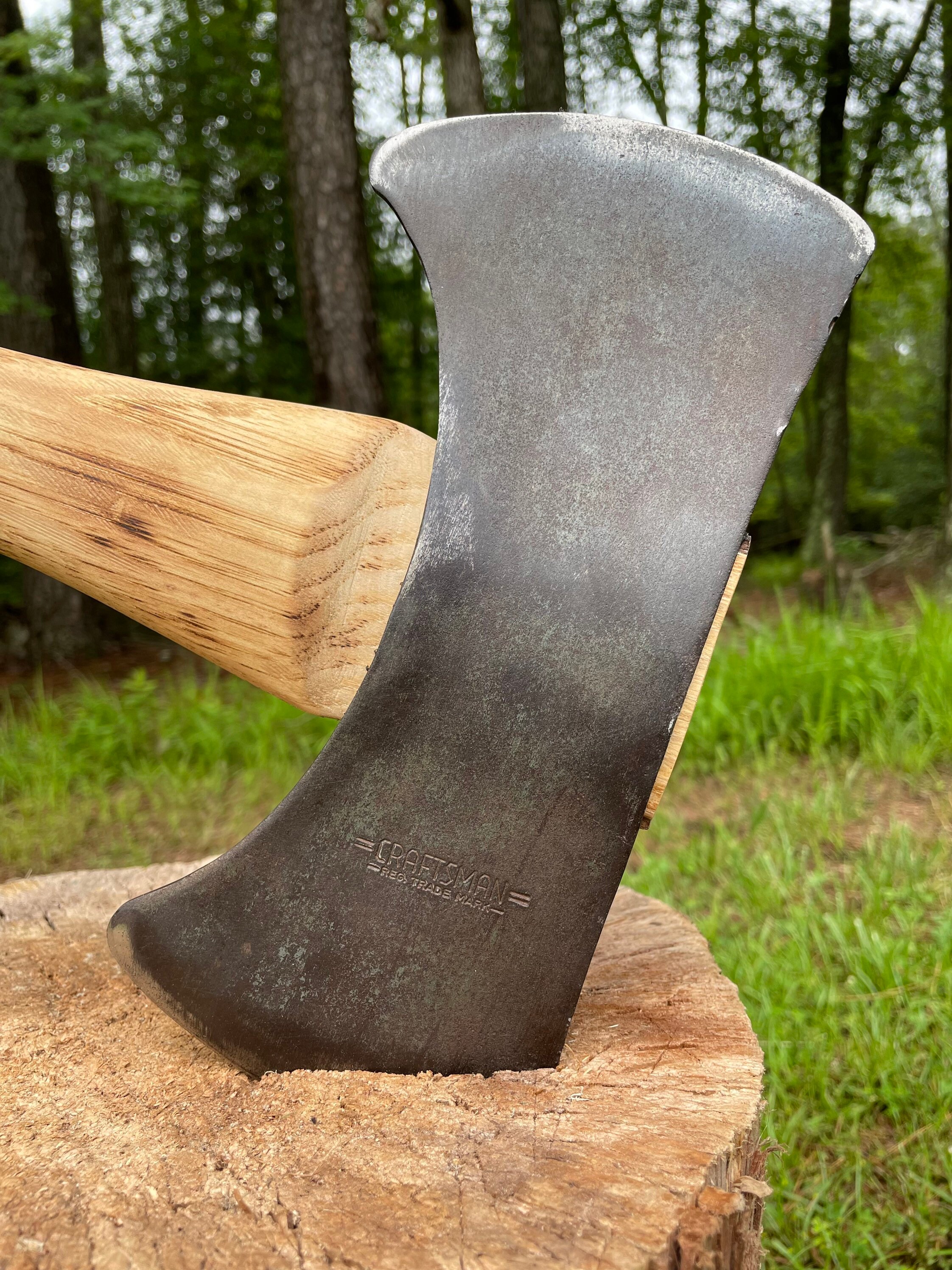 Vintage Craftsman Double Bit Axe 31 Hickory Handle - Etsy
