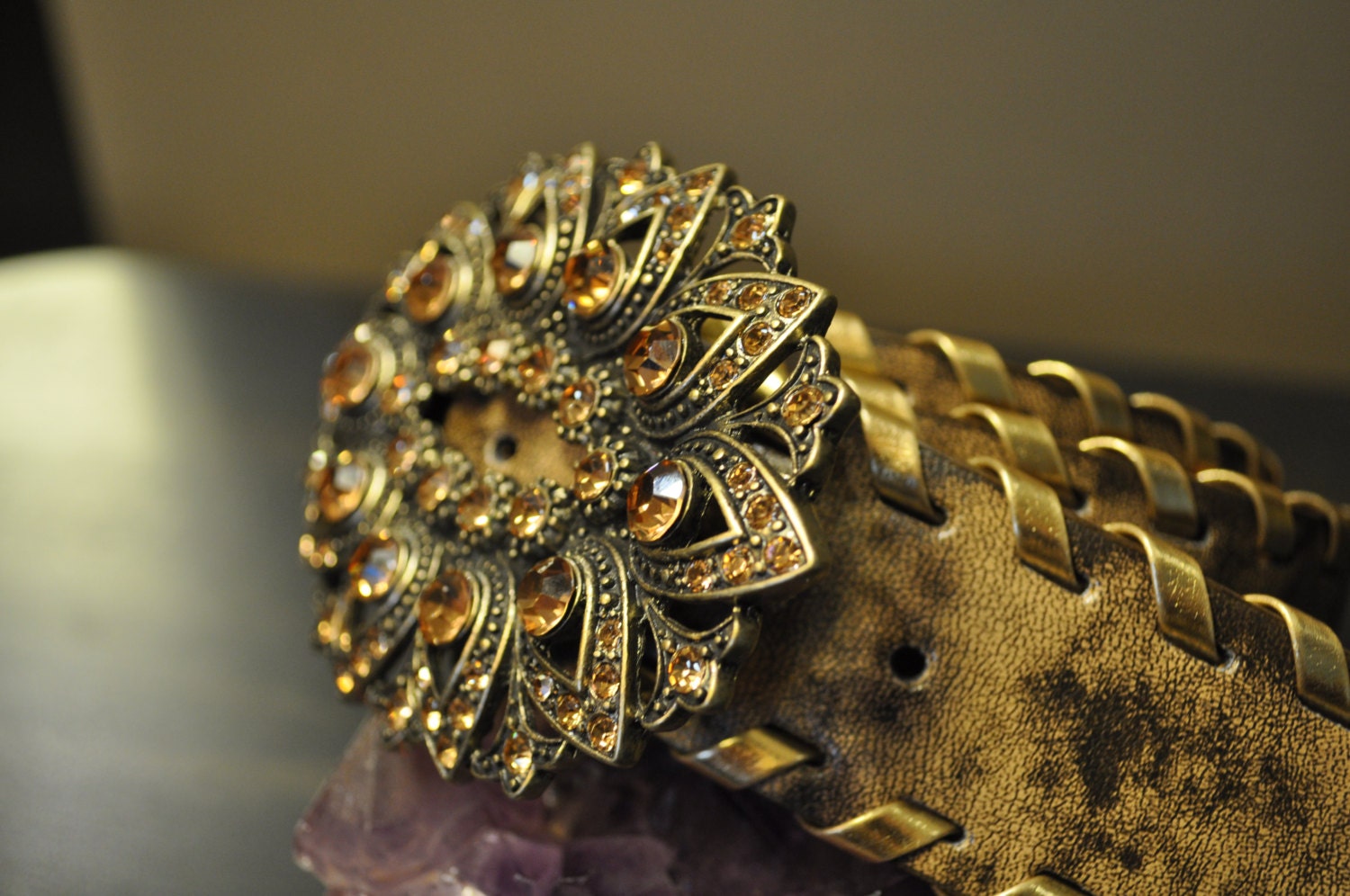 Beautiful Belt Buckle Flower Contemporary Stunning Buckle - Etsy