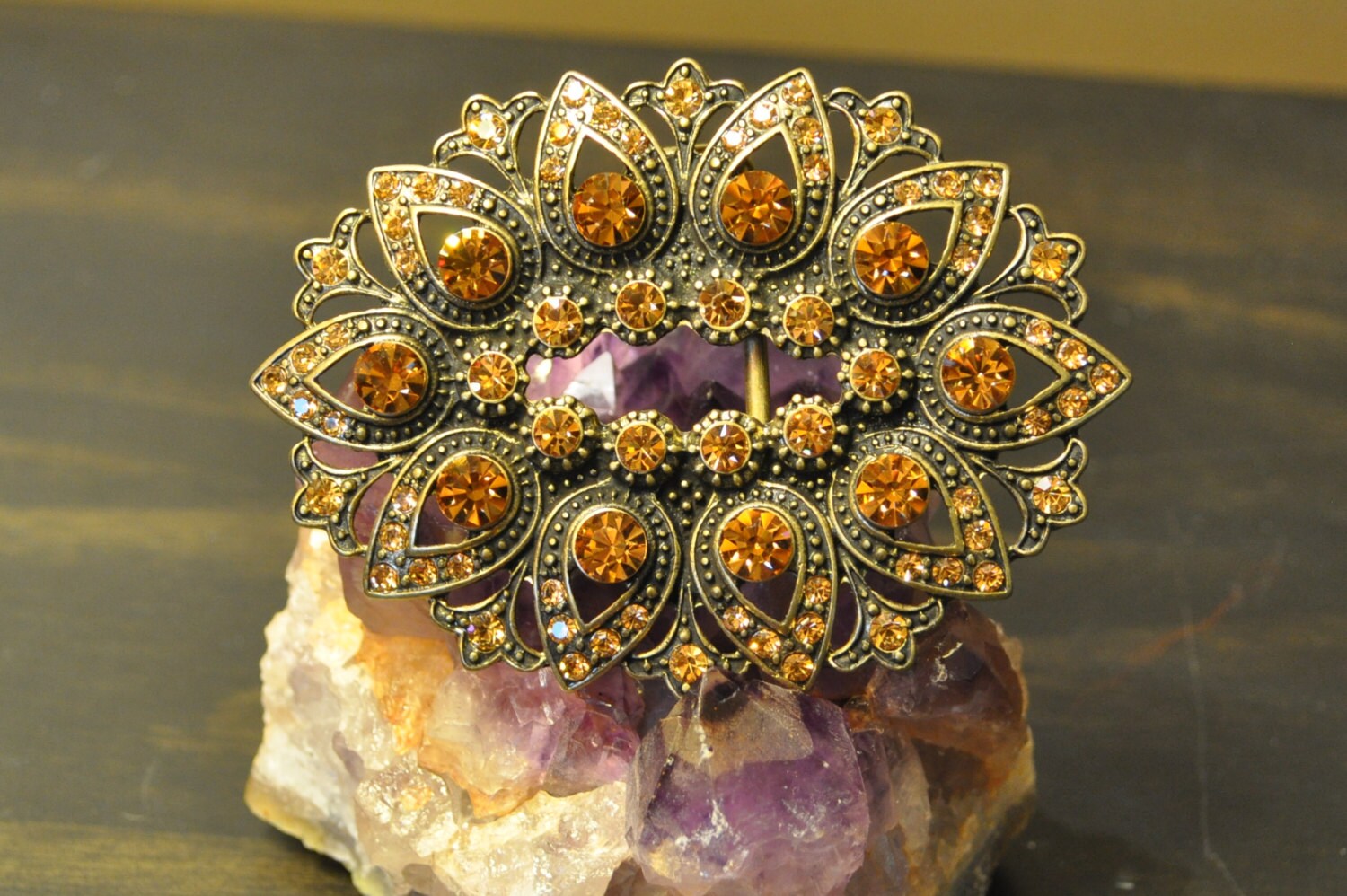 Beautiful Belt Buckle, Flower, Contemporary, Stunning Buckle, Citron ...