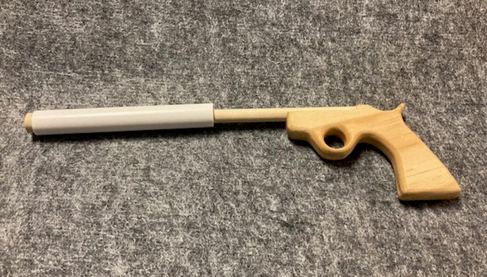 Pistol Pop, Popgun, Wooden Gun, Pretend Play, Handmade - Etsy