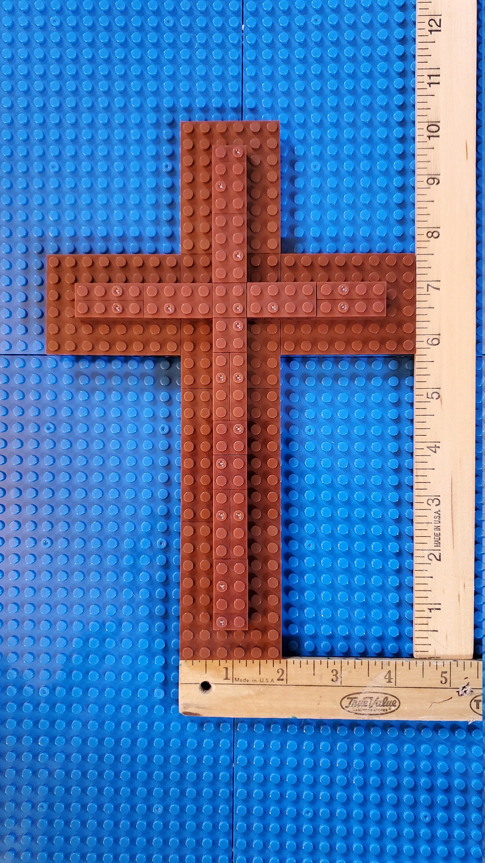Building Brick Cross Medium Cruci-bricks lego-style | Etsy