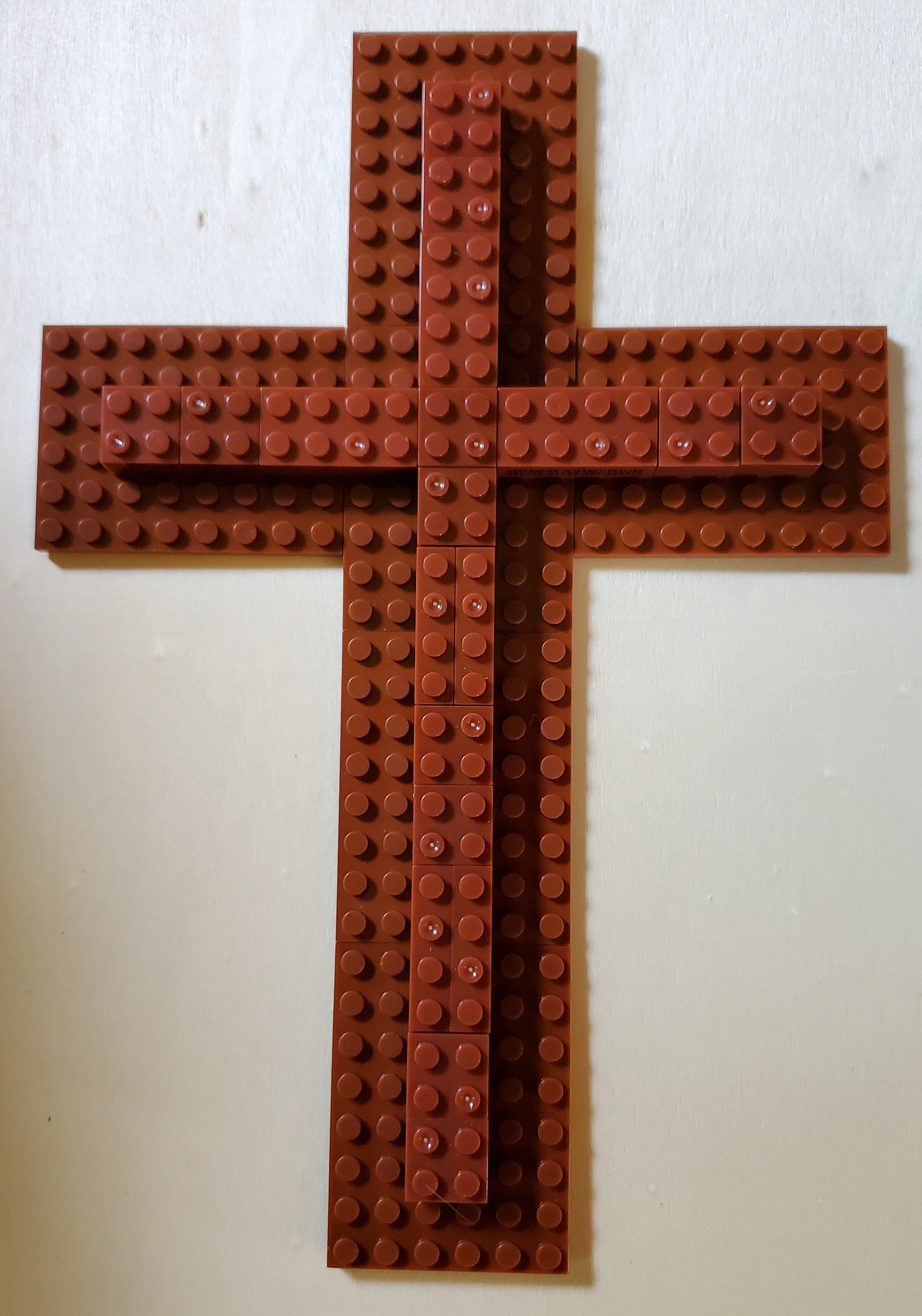 Building Brick Cross Medium Cruci-bricks lego-style | Etsy