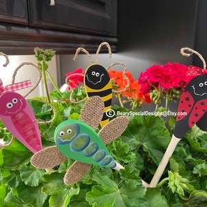 Summer Decor,bug Spoons,garden Decor,butterfly,bee,dragonfly,ladybug ...