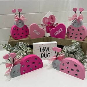 Valentine’s Day Decor/ Love Bug/ Ladybug/ladybug Sign/tiered Tray Decor ...