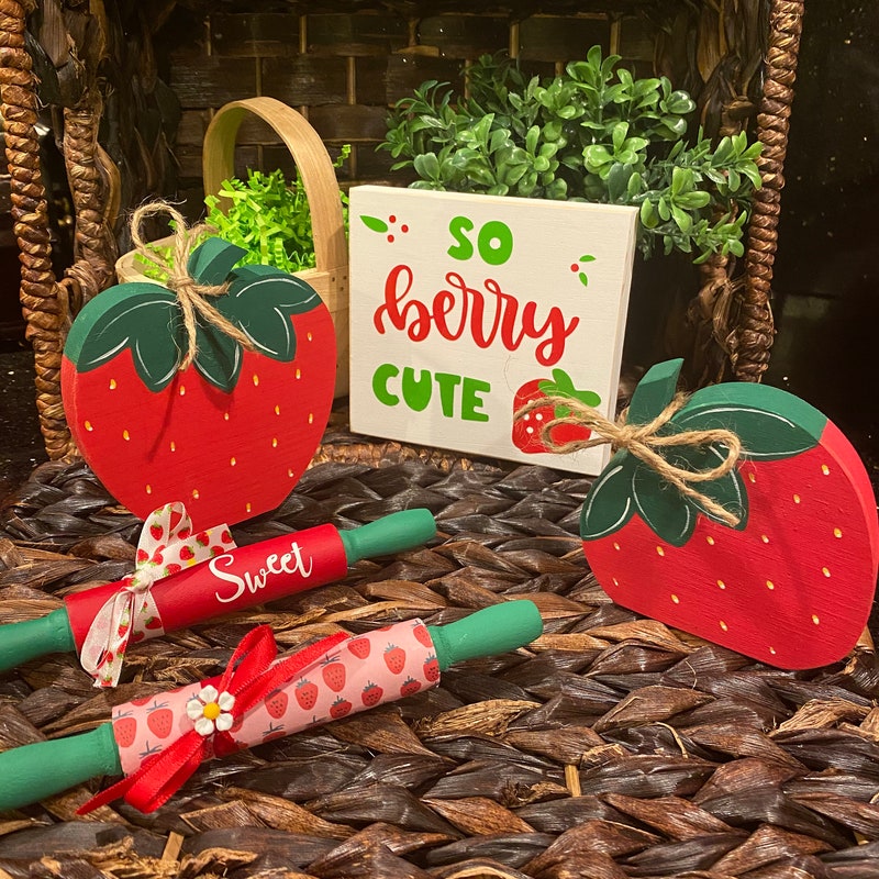 Strawberry Decor - Etsy