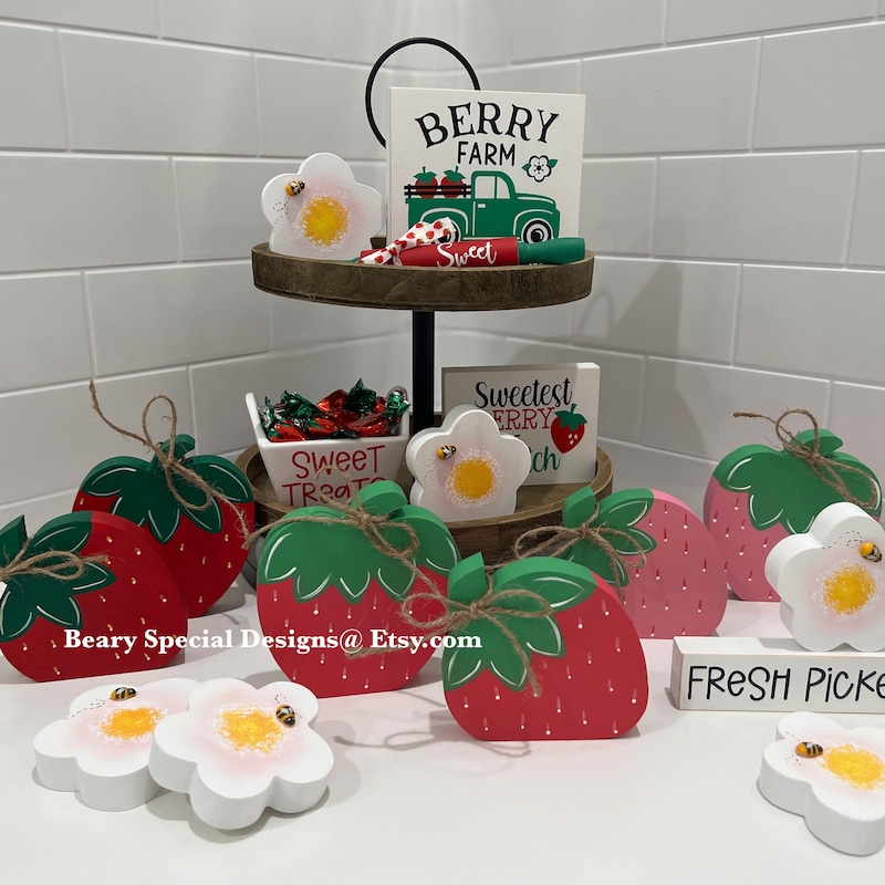 Strawberry Decor - Etsy