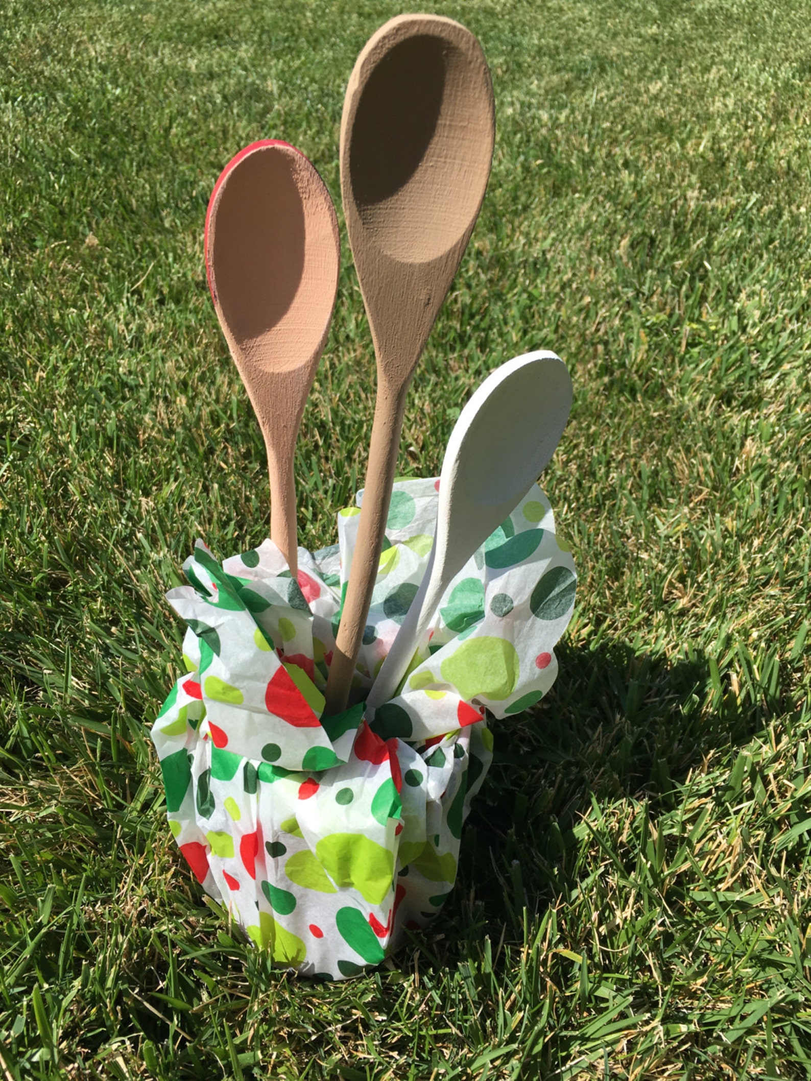 Hand Painted Christmas Spoons: Santa, Reindeer, Snowman, Gingerbread ...
