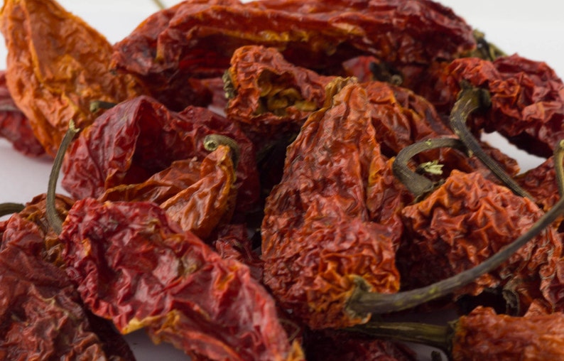 Ghost Pepper Dried Whole Pepper Pods World's Hottest | Etsy