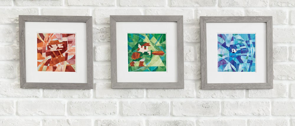 Mini Pix - Three Mini Art Prints - Etsy