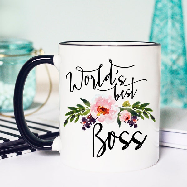 Worlds Best Boss Mug - Etsy