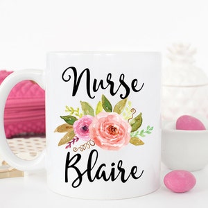 Personalized Nurse Mug, Custom Nurse Mug, Custom Nurse Gift ...