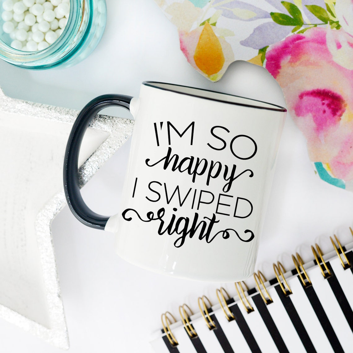 Swiped Right Mug Swiped Mug Boyfriend Swiped Right Mug | Etsy