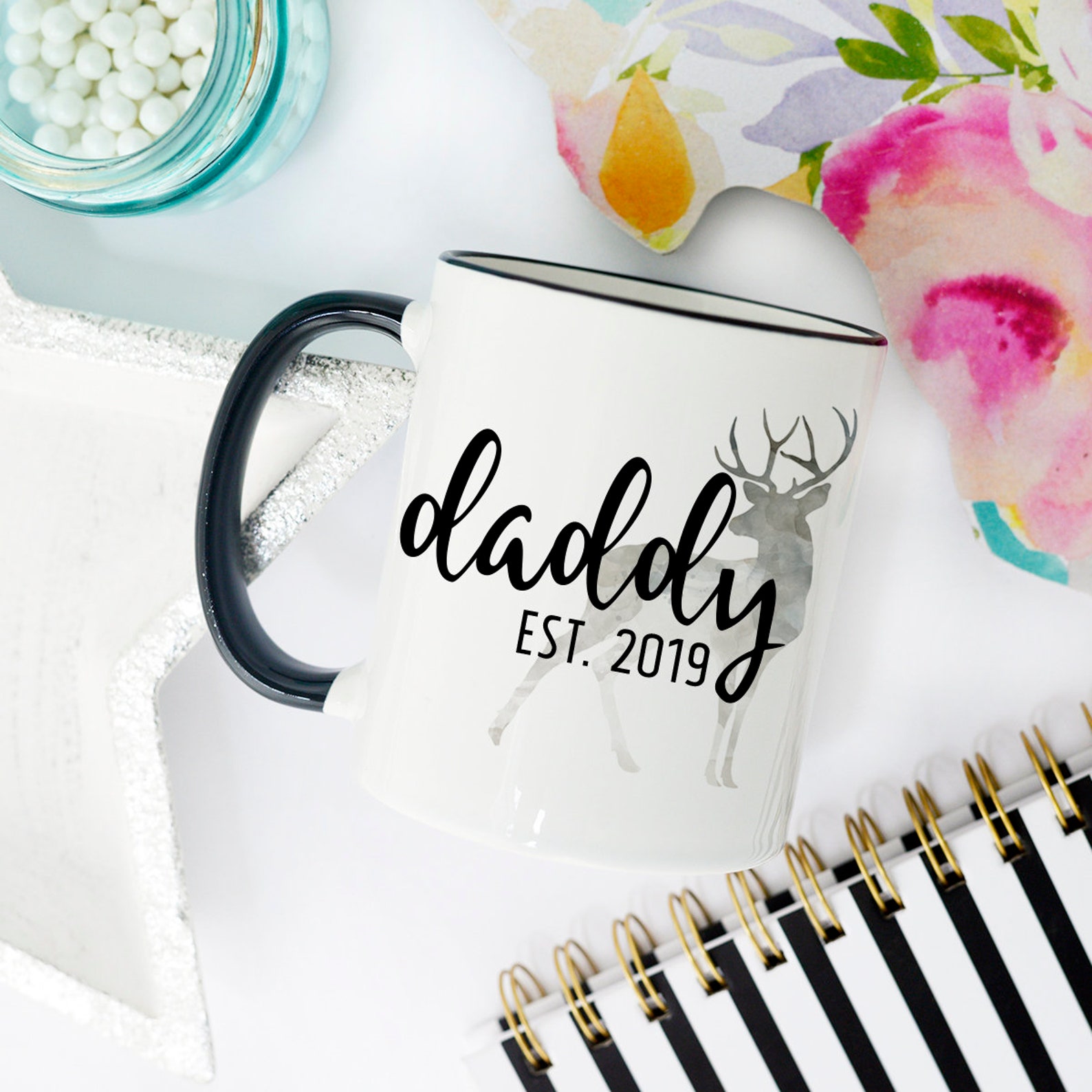 New Daddy Mug Dad Mug Dad Gift Fathers Day Gift | Etsy