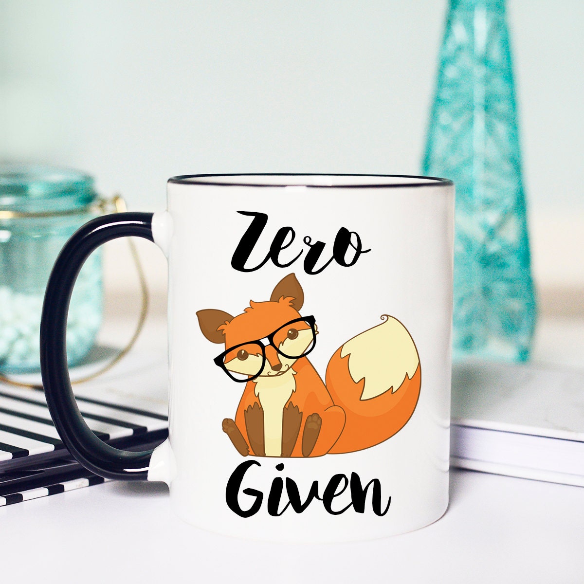 Fox Mug Funny Fox Mug Funny Fox Coffee Mug Mug Zero Fox | Etsy