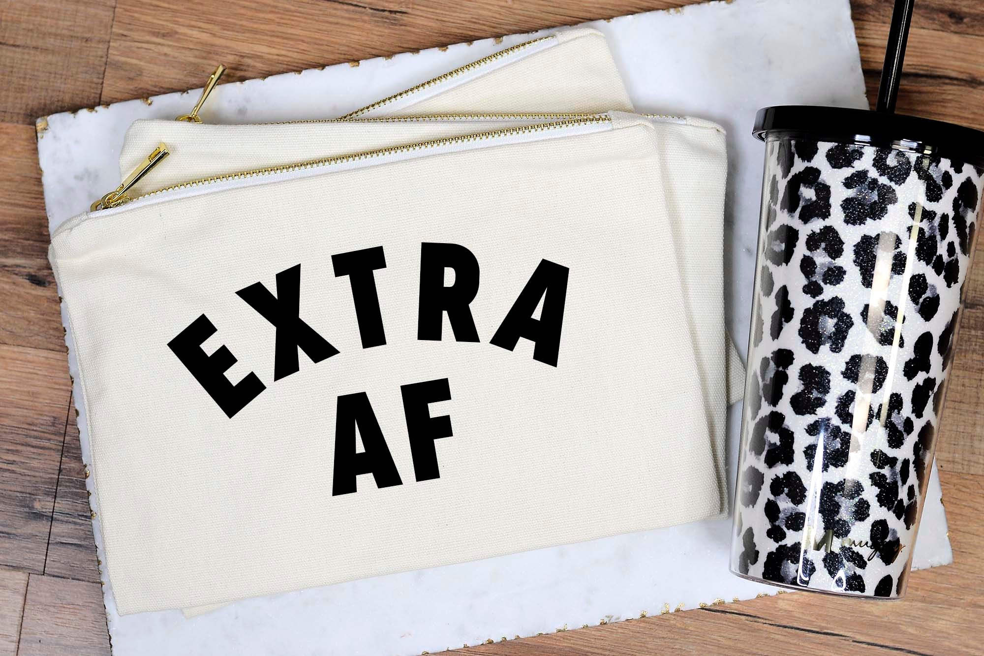 Extra AF Bag Extra Bag Extra AF Cosmetic Bag Extra AF - Etsy