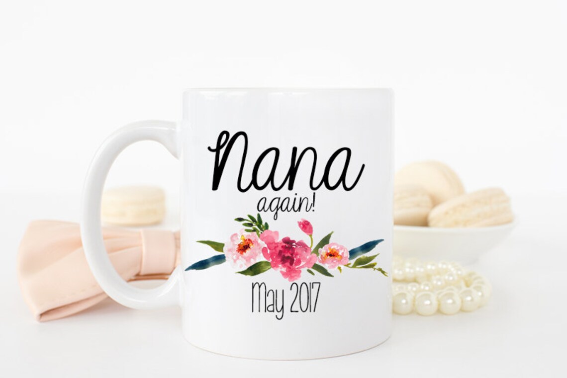 Nana Again, Nana to Be Mug, Nana Mug, Nana Again Gifts, Second ...