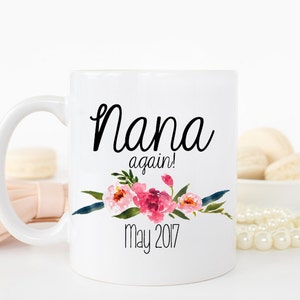 Nana Again, Nana to Be Mug, Nana Mug, Nana Again Gifts, Second ...