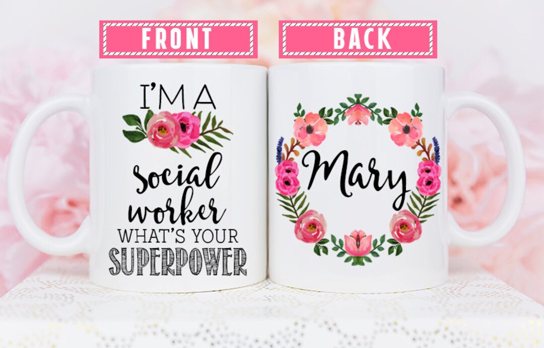 Social Worker Mug, Social Worker Grad Mug, Relax Im a Social Worker ...