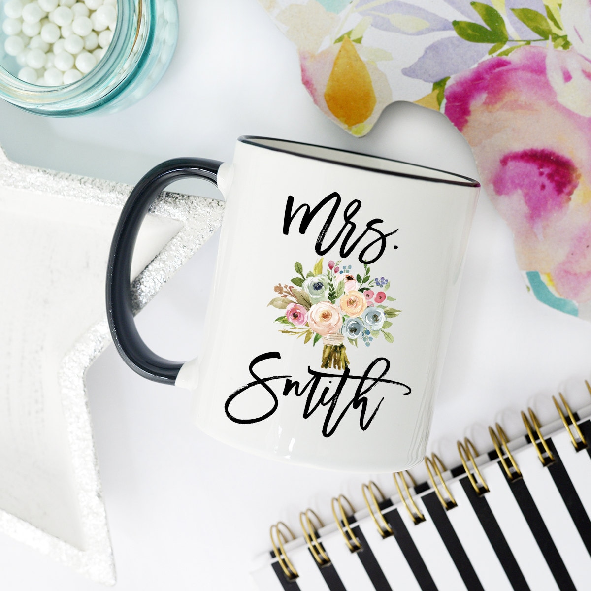 Wedding Mug for Mrs Mrs Wedding Mug Mrs Engagement Mug Mrs - Etsy