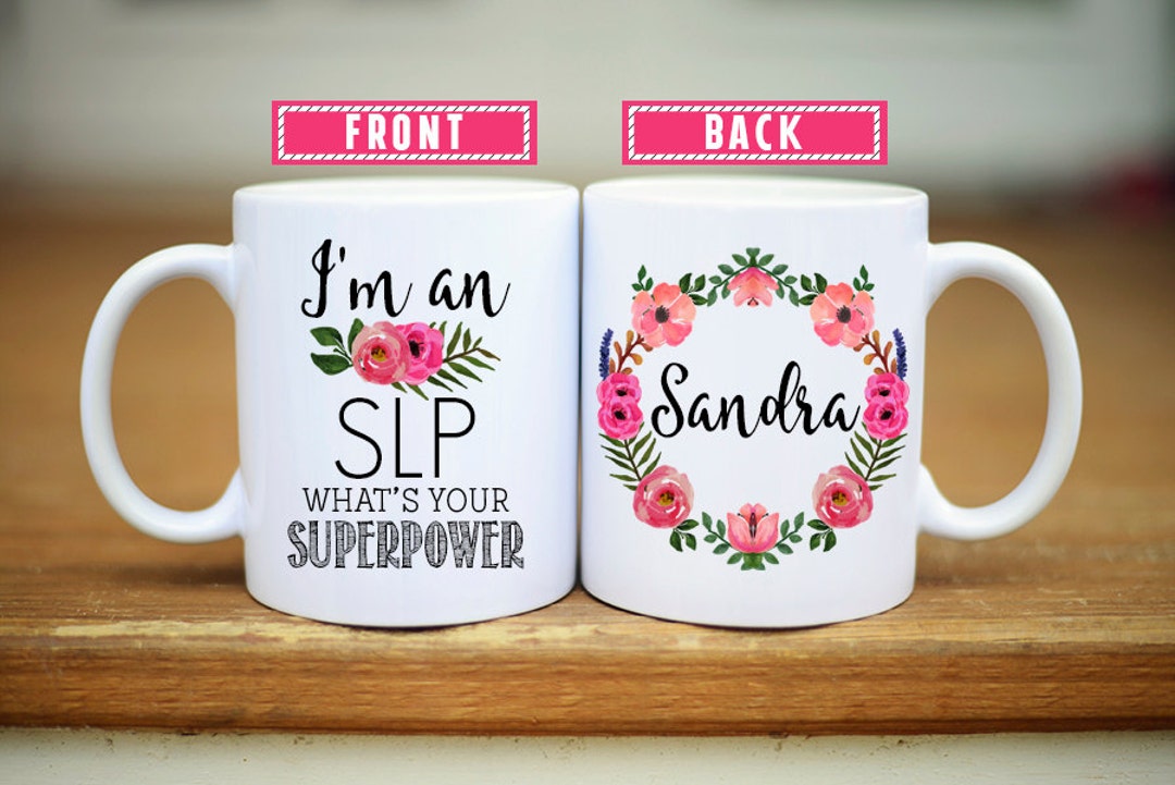 Slp Graduation Mug, Speech Superpower, Speech Therapy Gifts, Speech ...