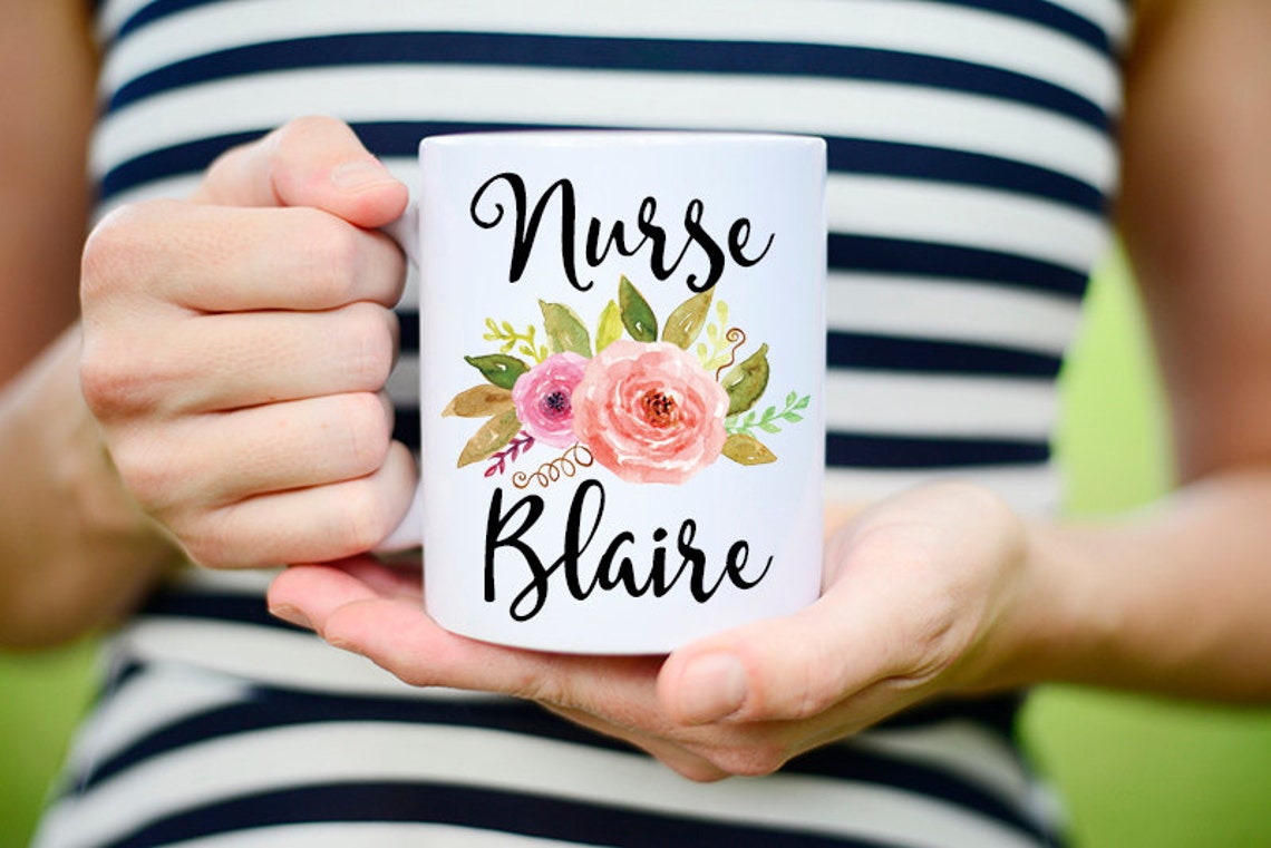 Personalized Nurse Mug, Custom Nurse Mug, Custom Nurse Gift ...