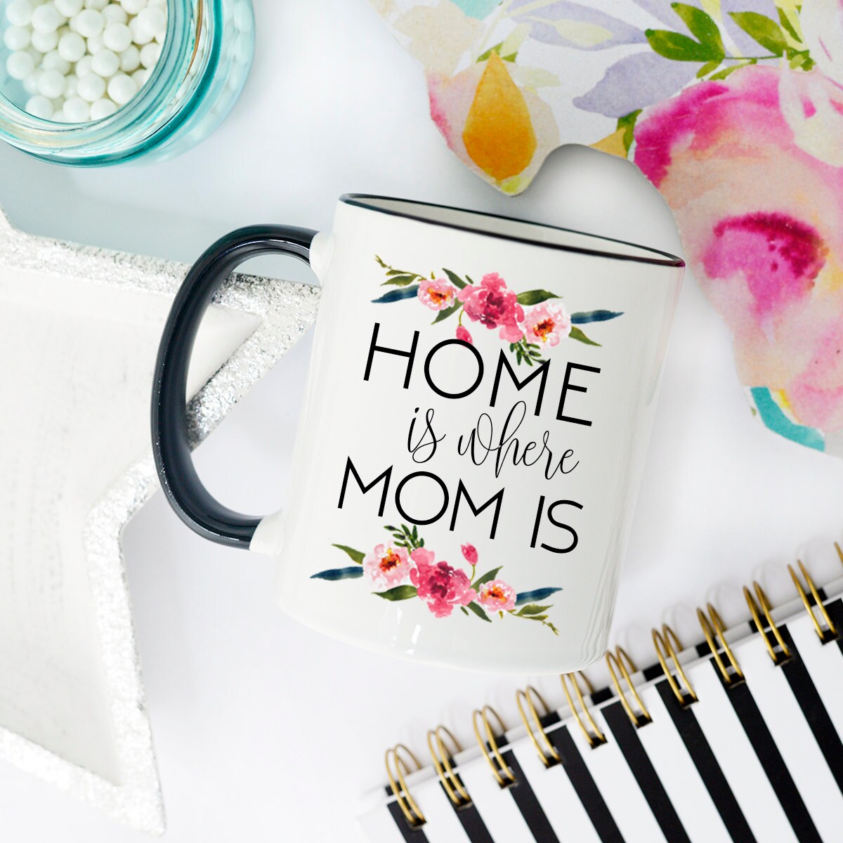 Mug Home is Where Mom Is, Home is Where Moms is Mug, Home Where Mom is ...