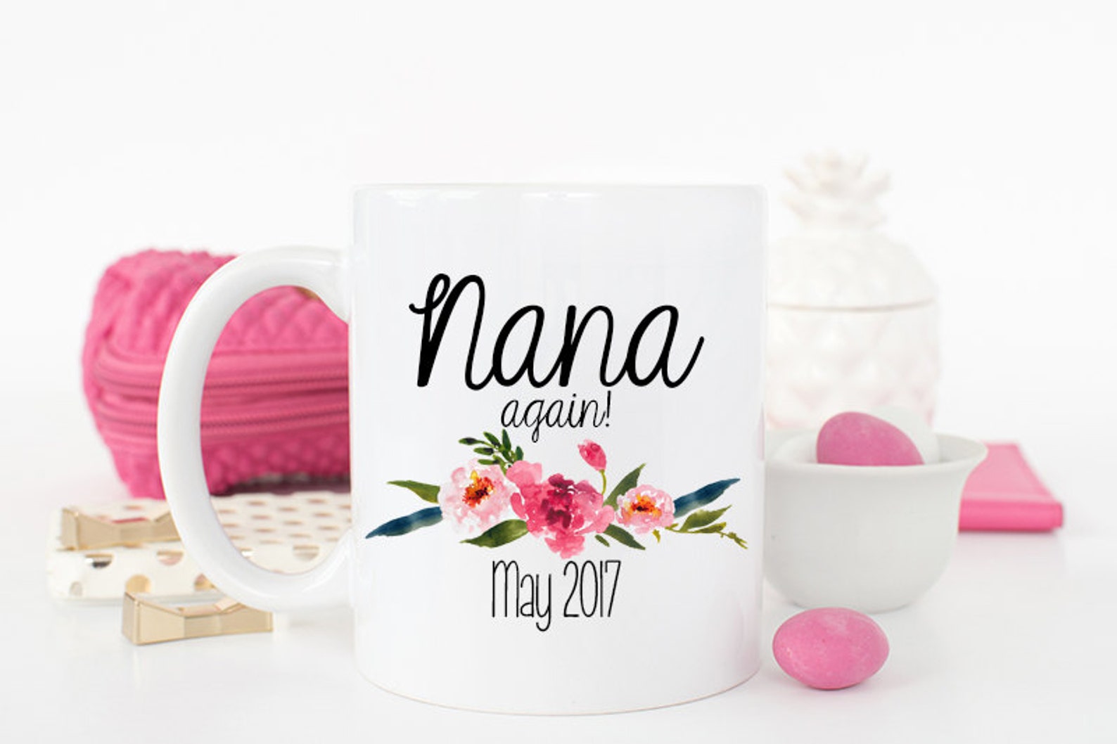 Nana Again, Nana to Be Mug, Nana Mug, Nana Again Gifts, Second ...