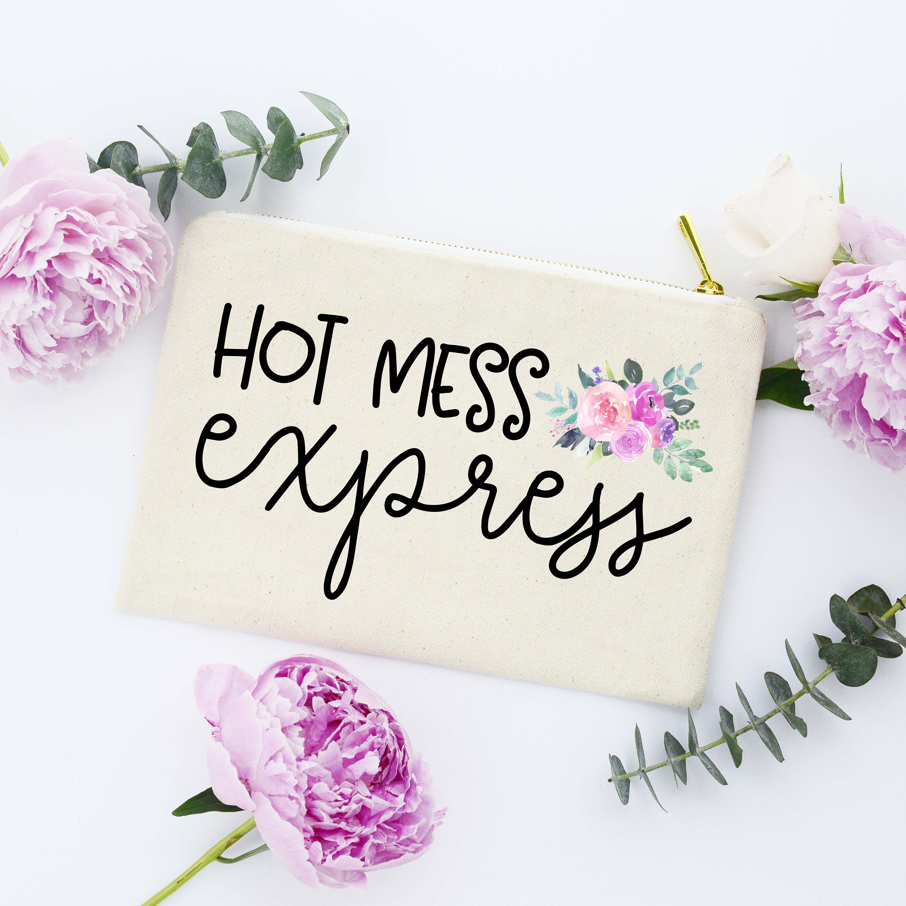 Hot Mess Express Hot Mess Makeup Bag Hot mess bag Hot mess | Etsy