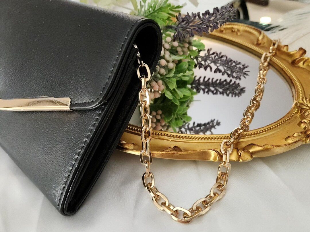 Gold -silver Purse Chain , Lux Link Strap Bag Accessories, Luxury Purse ...