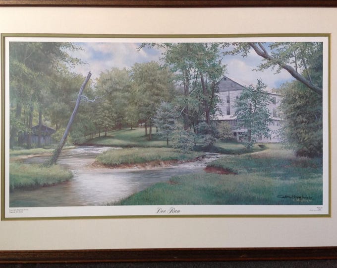 Calvin Maglinger ~ "doe Run" ~ Vintage Fine Art ~ Hand Signed and ...