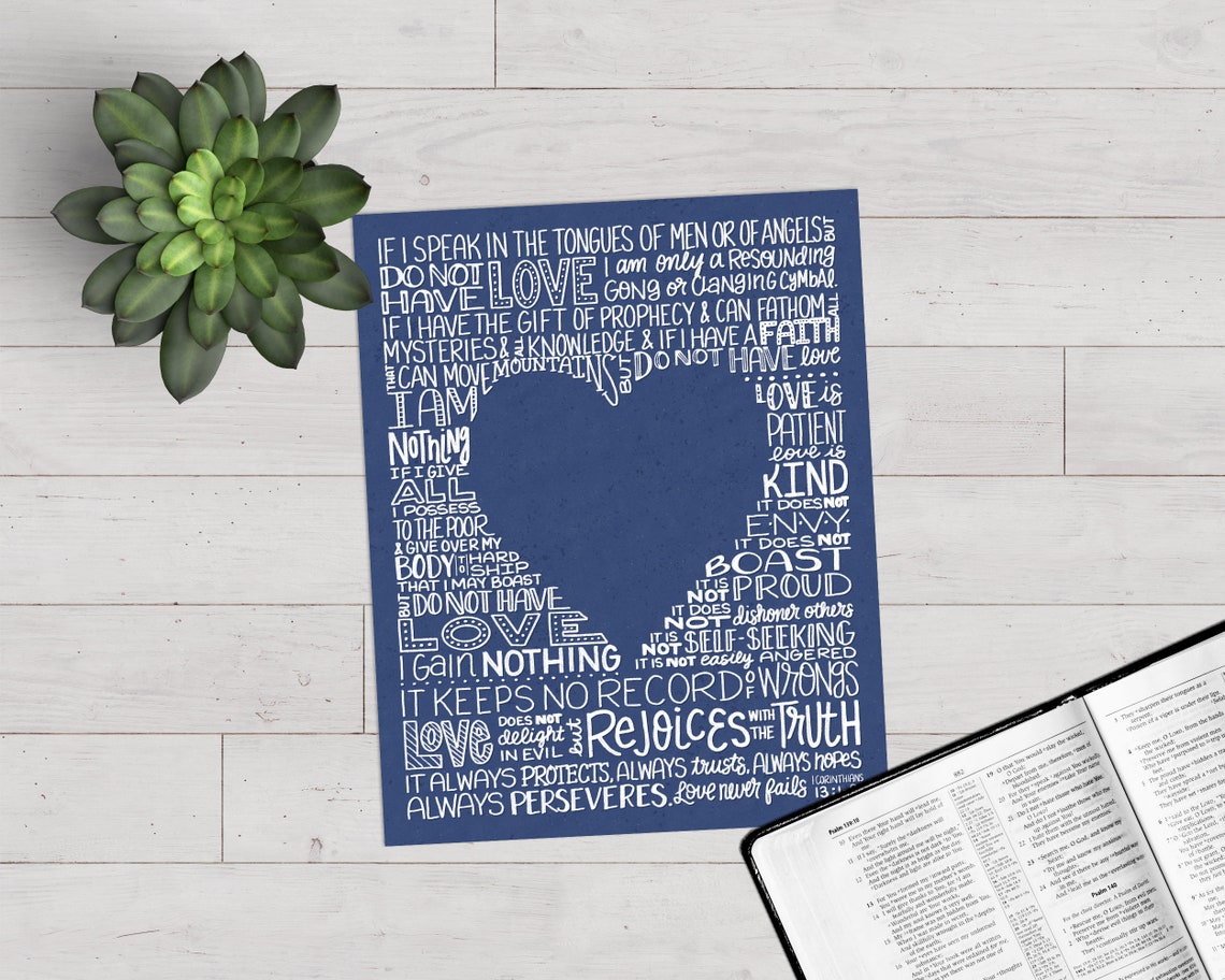 Love Chapter 1 Corinthians 13 Love is Patient, Love is Kind Love Never ...