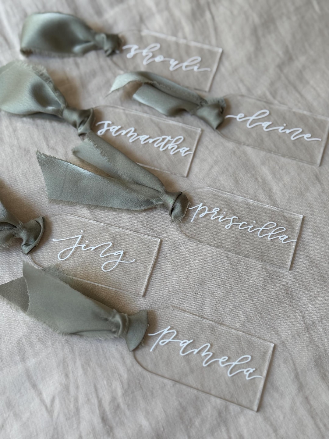 Custom Acrylic Name Tags - Handpainted and Handwritten - Etsy