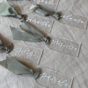 Custom Acrylic Name Tags - Handpainted and Handwritten - Etsy
