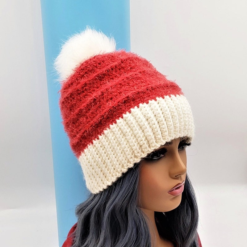 Santa Hat Pom Pom - Etsy