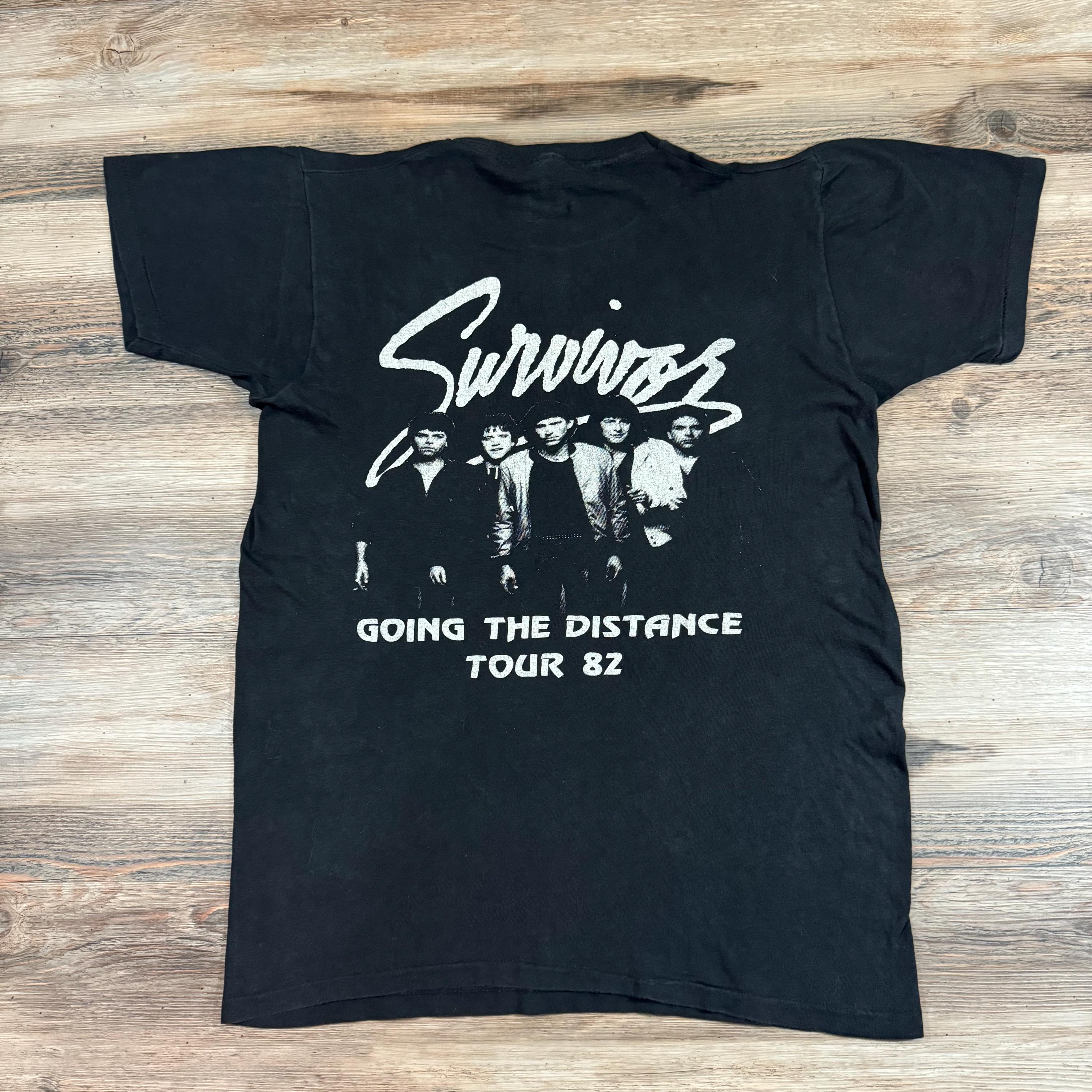 Rare 1982 Vintage SURVIVOR Eye of the Tiger ROCKY 80s Glam Rare 1982 Vintage SURVIVOR Eye of the Tiger ROCKY 80s Glam