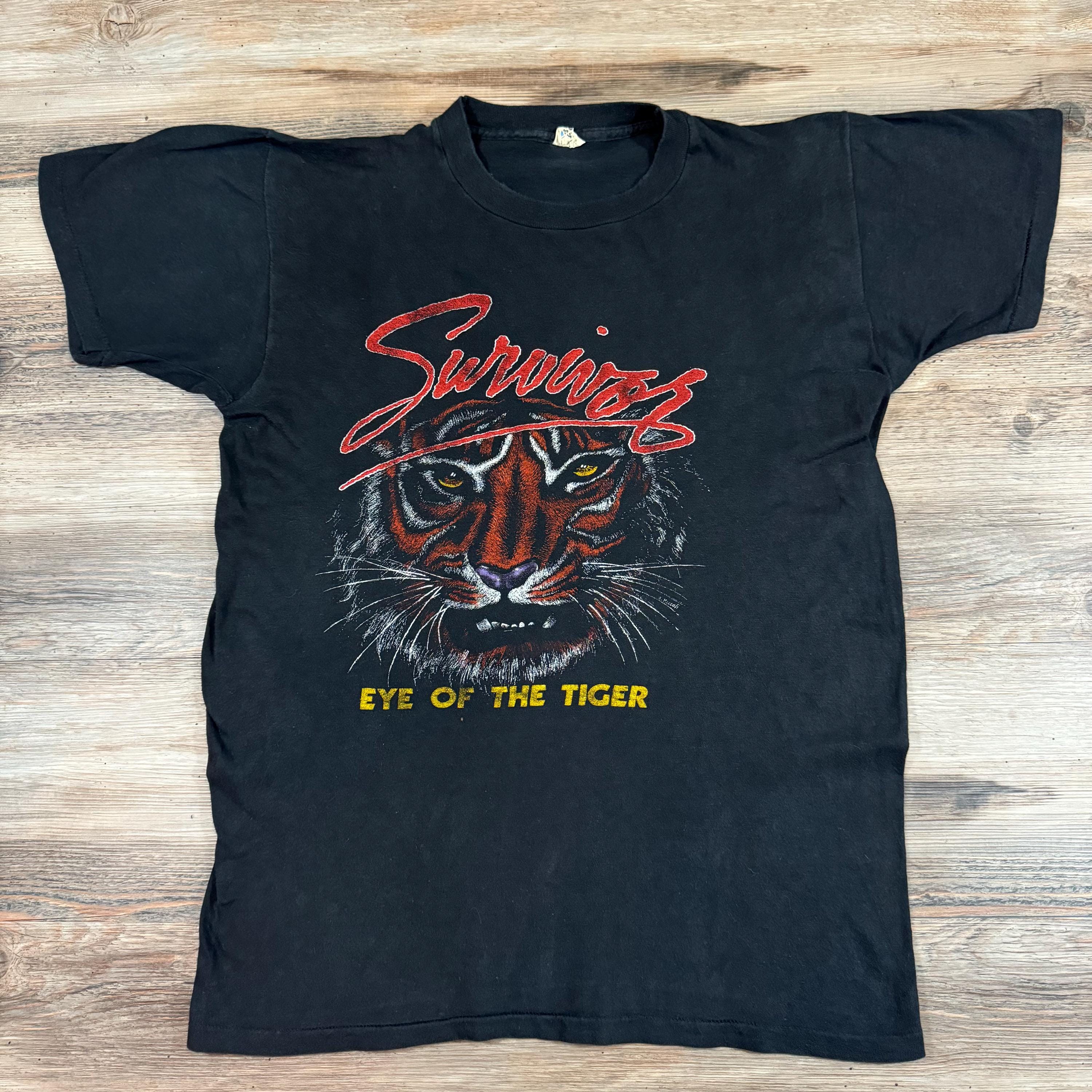 Rare 1982 Vintage SURVIVOR Eye of the Tiger ROCKY 80s Glam Rare 1982 Vintage SURVIVOR Eye of the Tiger ROCKY 80s Glam